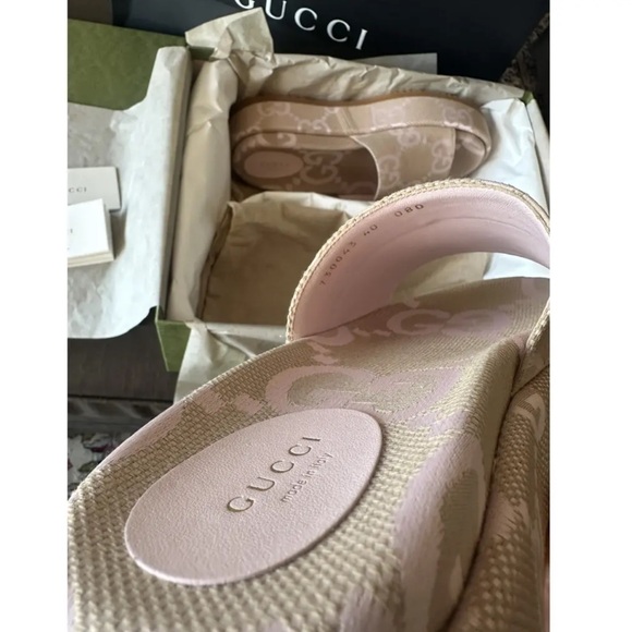Gucci | Shoes | Gucci Monogram Platform Slide | Poshmark